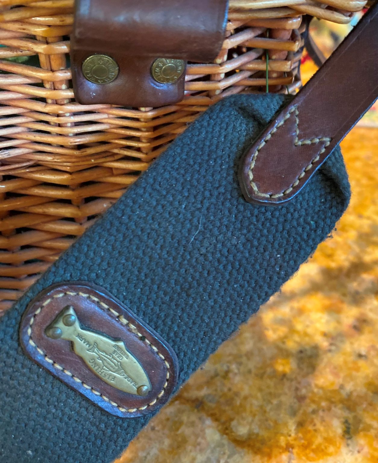 Vintage Fishing Creel Door Decor » Heritage Game Mounts